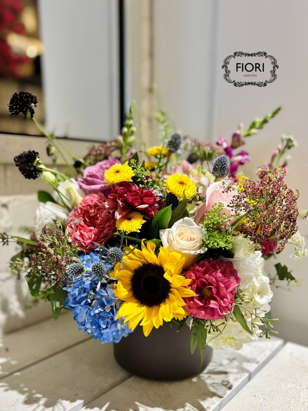 Harvest Bounty Flower Centrepiece | FIORI Oakville Florist | Online